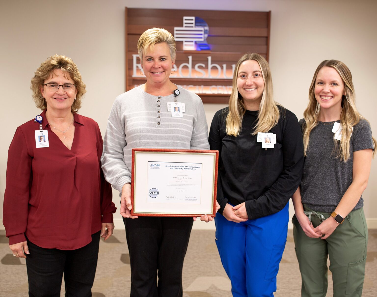 Cardiovascular/Pulmonary Rehabilitation Team Receives AACVPR ...