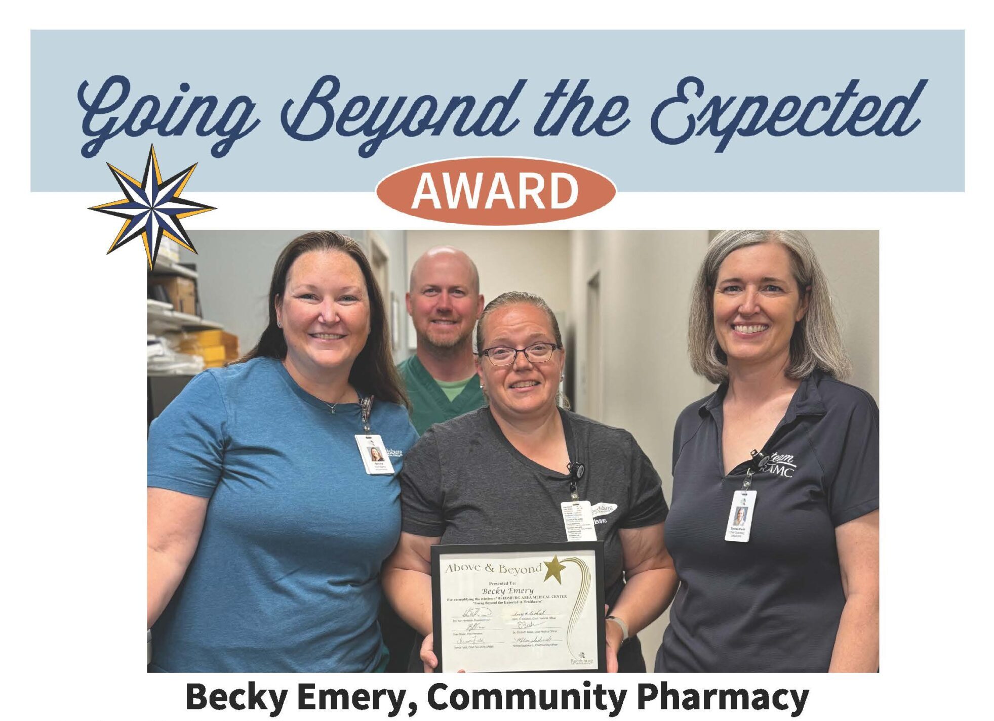 Going Beyond the Expected Awarded to Becky Emery | Reedsburg Area ...