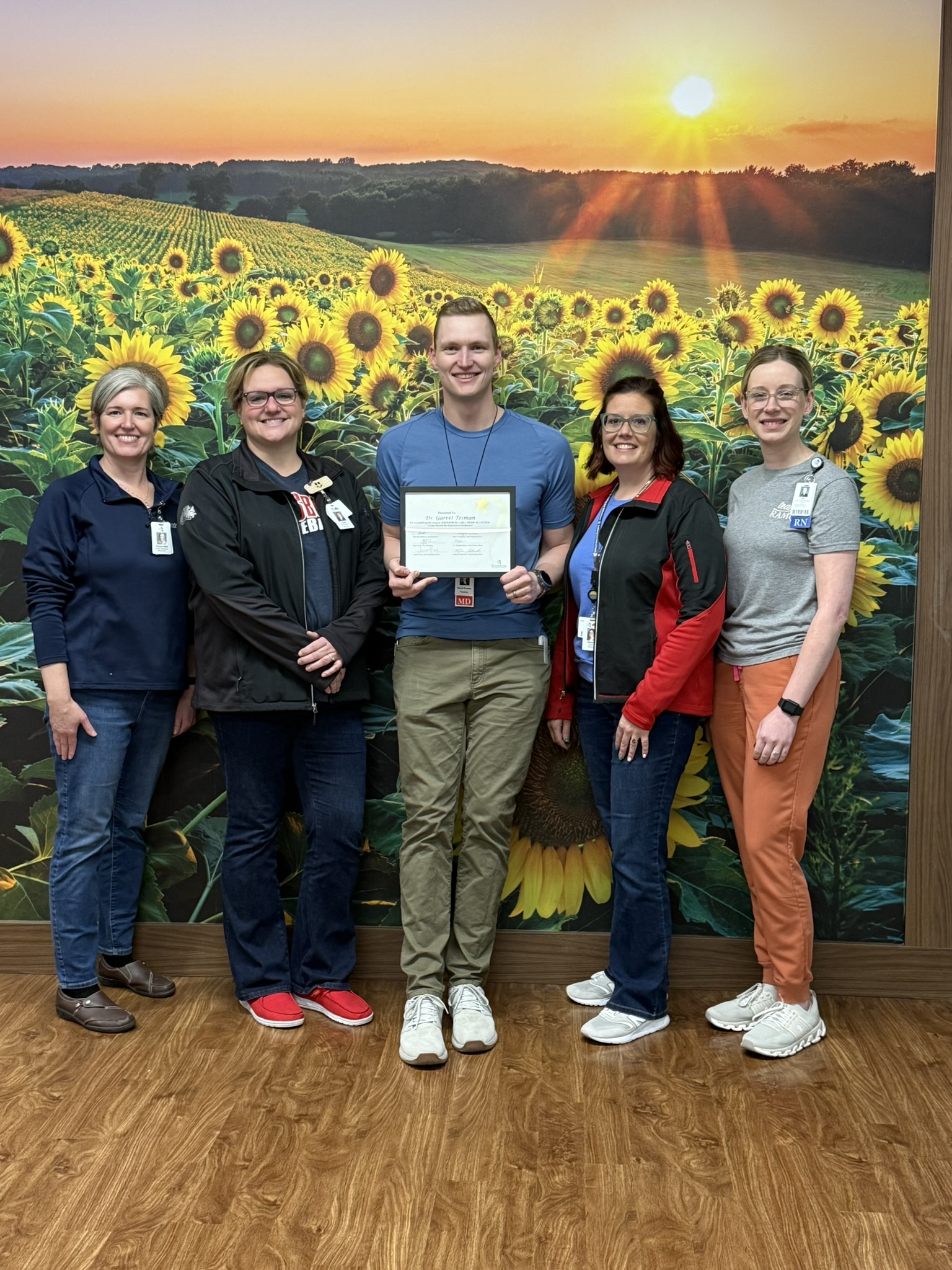 Going Beyond the Expected—Garret Tesman | Reedsburg Area Medical Center ...