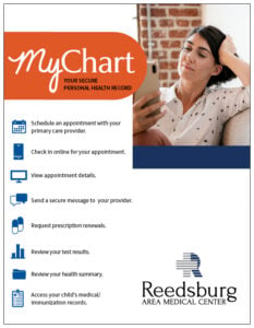 My Chart | Reedsburg Area Medical Center | Reedsburg Wisconsin